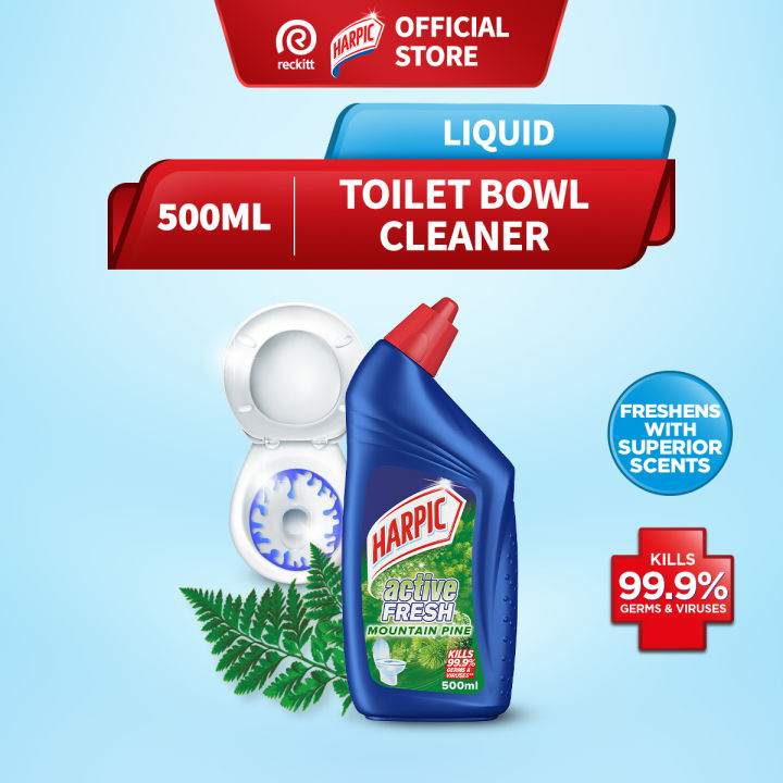 Harpic Mountain Pine Toilet Bowl Cleaner Disinfectant Liquid 500ml | Lazada Singapore