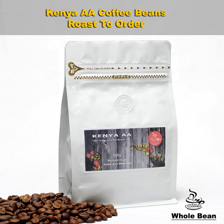 Kenya AA 100% Arabica Roasted Coffee Beans 200g | Lazada