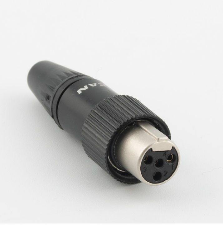 REANREAN TA4F Mini Xlr 4 Pin Little Lock Connector, Mini XLR,4-Pin จอภาพปลั๊กตัวเมียปลั๊กไฟ,W302 ...