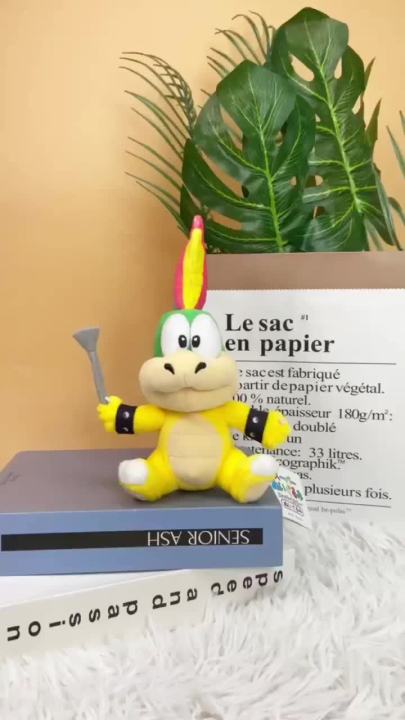 Super Mario Plush ของเล่น Iggy Dark Bowser Larry Lemmy Morton Wendy Roy ...