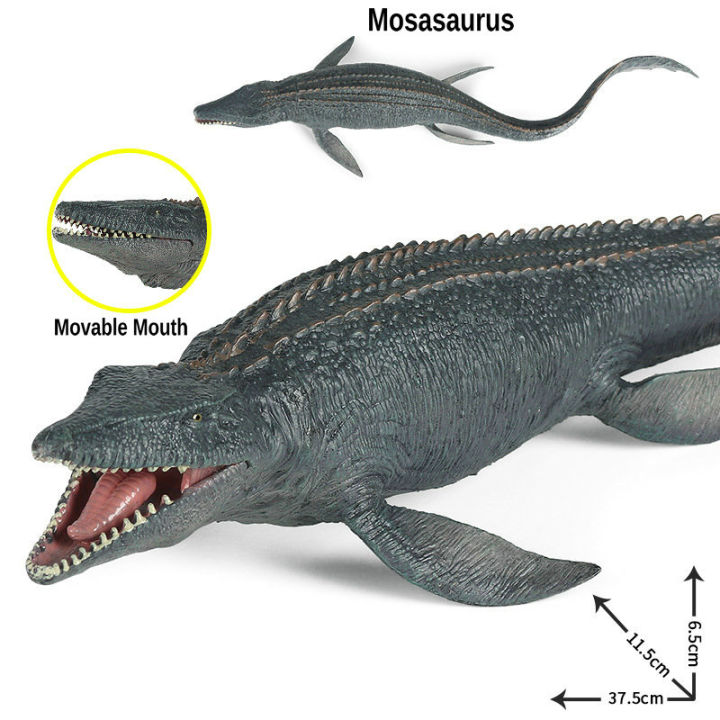 Jurassic World 34cm Movable Mouth Mosasaurus Action Figures Large ...