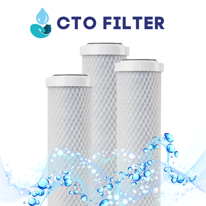 Chlorine, Taste and Odor "CTO" Filter (3rd Stage Filtration) for Water ...