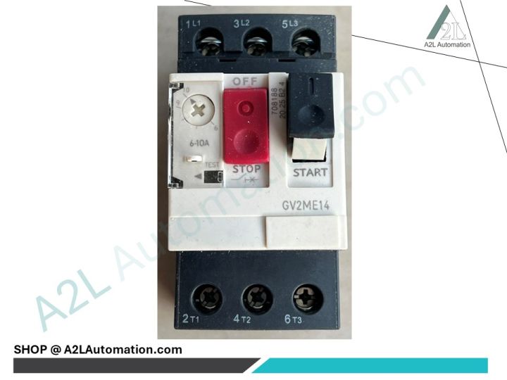 GV2-ME motor starter series pushbutton switch protector 3P Type Thermal Magnetic MPCB GV2ME ...