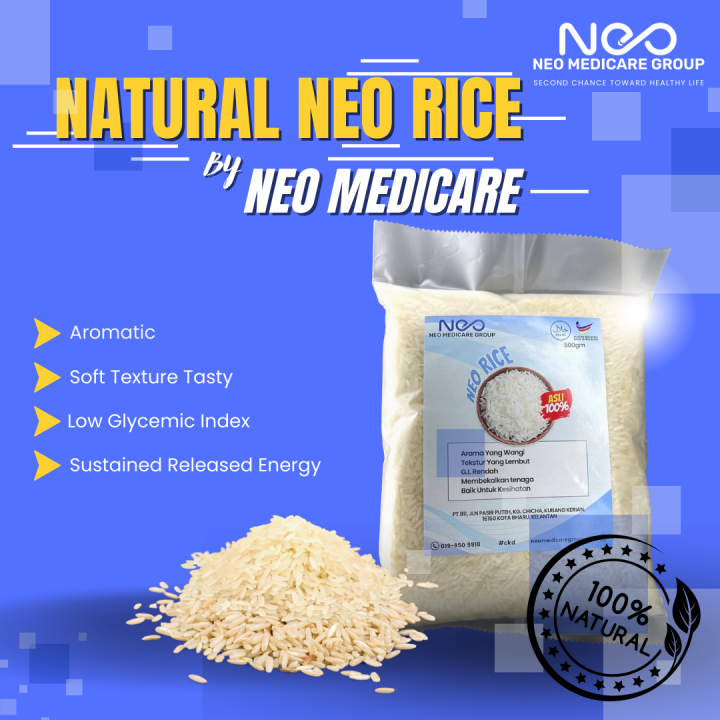 Natural Neo Rice (Beras rendah gula) | Lazada