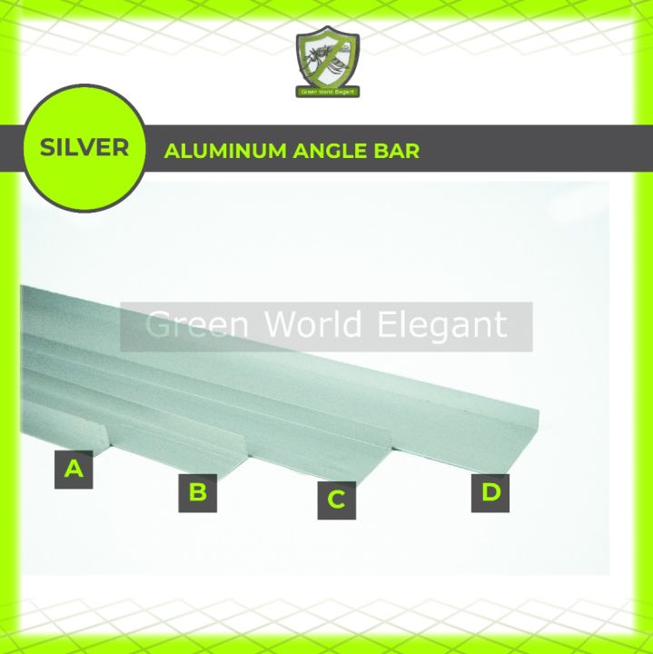 🔸️ Aluminium Angle Bar 🔸️ (Silver Colour / Brown Colour) Sudut ...