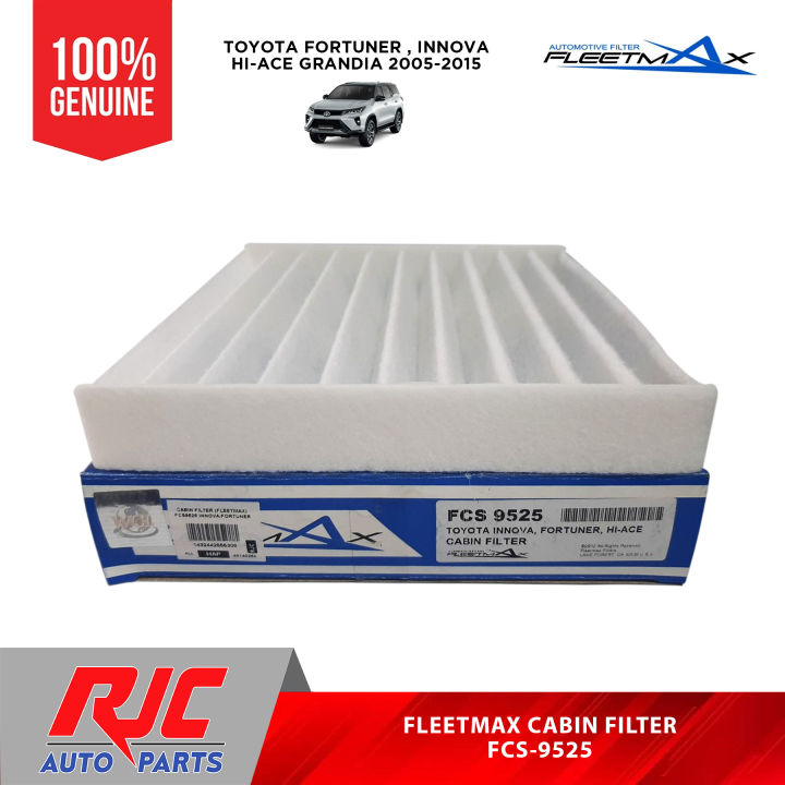 Fleetmax FCS-9525 Cabin Filter For Toyota Fortuner , Hi-Ace , Innova ...