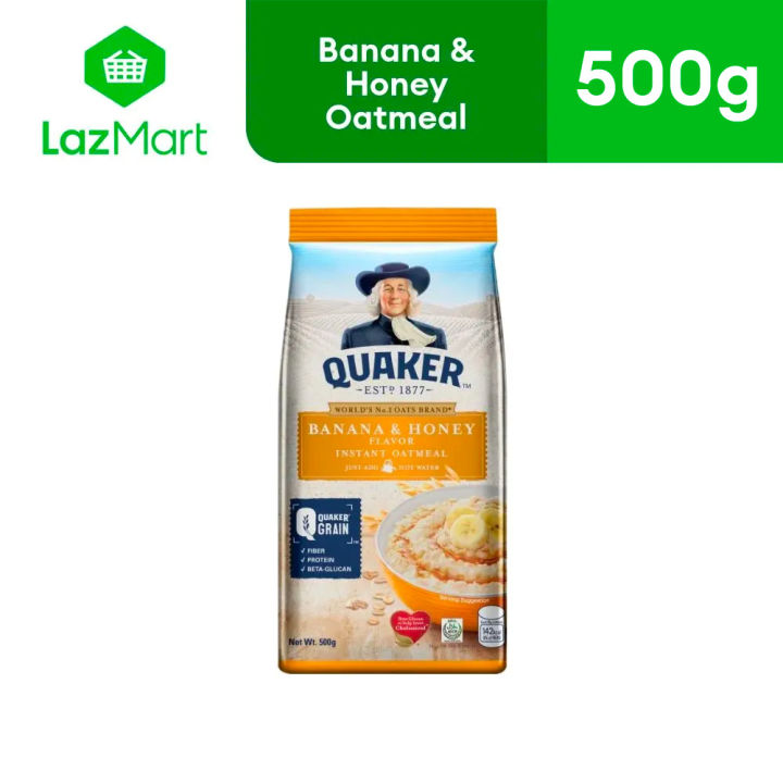 Quaker Flavored Oats Banana & Honey 500g | Lazada PH