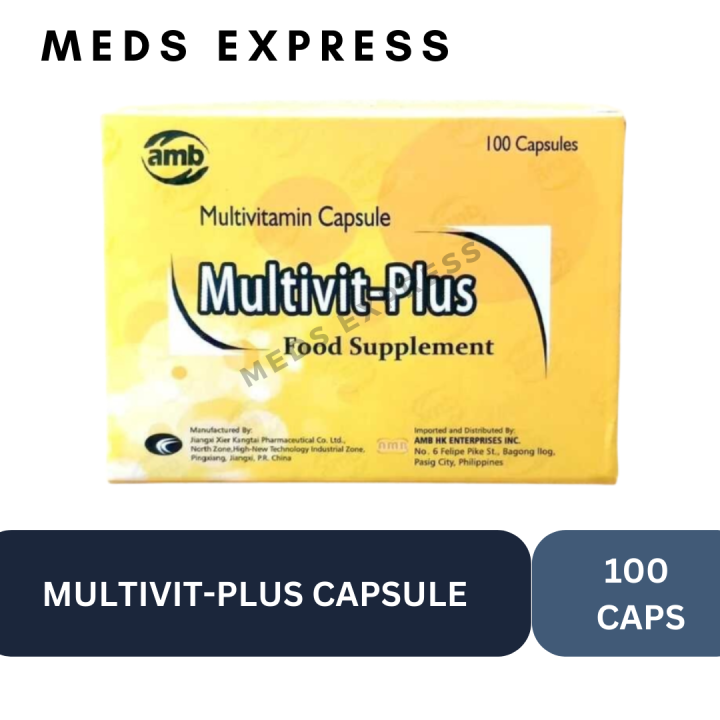 MULTIVIT PLUS Multivitamin Capsules Food Supplement | Lazada PH