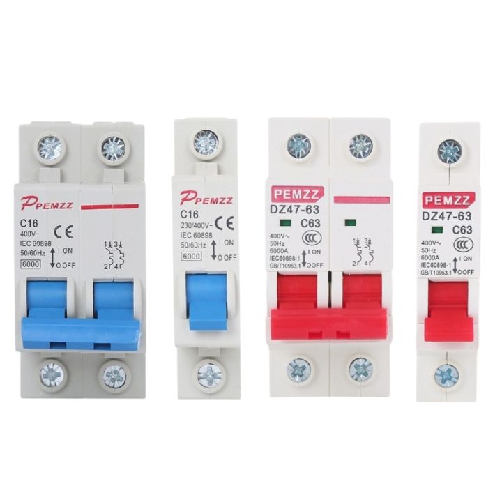 AC Miniature Circuit Breaker 10A 16A 20A 32A 40A 50A 63A PV Solar Mini ...
