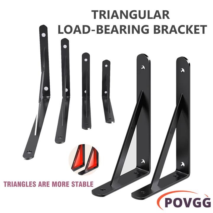 Heavy Duty Shelf Bracket Wall Triangle Bracket L-Bar Wall Triangle ...