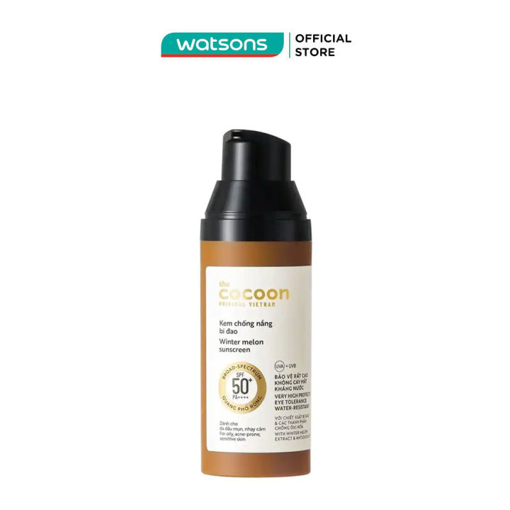 Kem Chống Nắng Bí Đao Cocoon Winter Melon Sunscreen SPF 50+ PA++++ 50ml ...