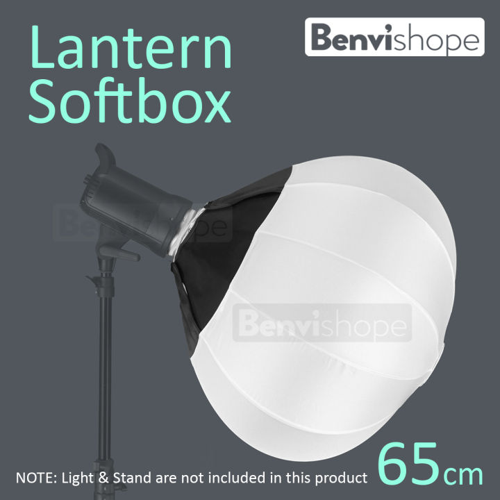 Lantern Softbox Soft Light 65CM Modifier, for studio strobe, flash or ...