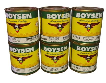 Boysen Oil Tinting Colors 1/4L for enamel paints | Lazada PH