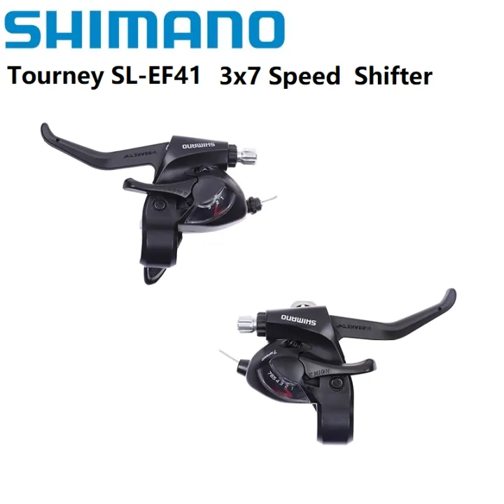 Shimano Tourney SL-EF41 EF41 Shifter 3x7 Speed 3 Speed 7 Speed For MTB Bike Left Right Shift ...