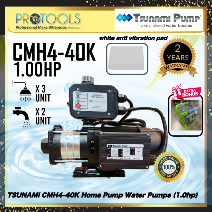 Tsunami CMH4-40K Home Pump Water Pump (1.0hp) ! | Lazada