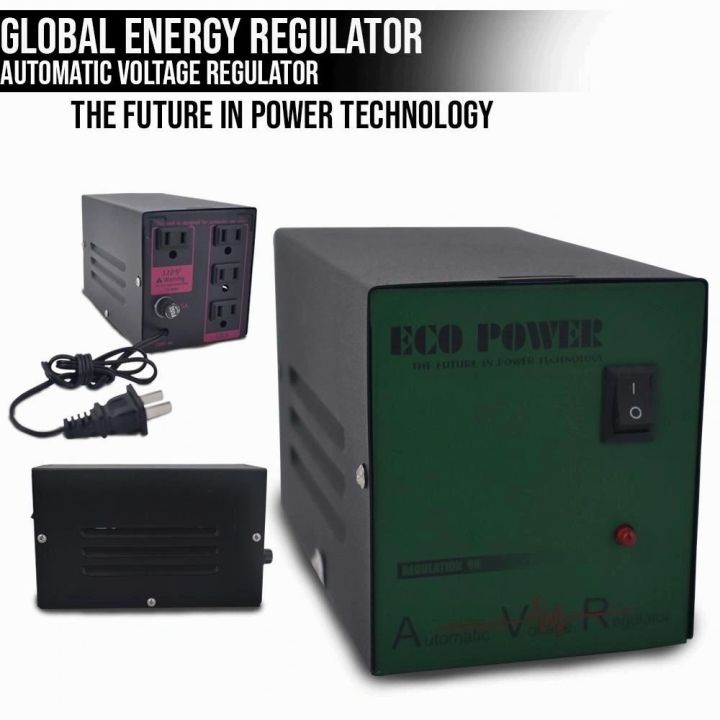 Eco Power AVR 500 W with 110 V (50 W) Automatic Voltage Regulator Power ...