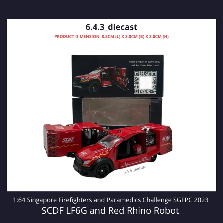 [Local Stock] 1:64 Singapore Firefighters and Paramedics Challenge ...