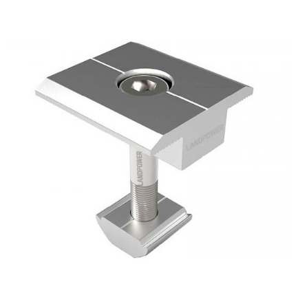 Solar Mounting Accessory For Panel | L-Foot End Clamp Mid Clamp Splice ...