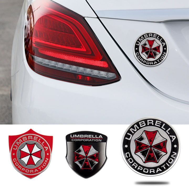 3D Metal Emblem Umbrella Corporation Resident Evil Decals Decorations ...