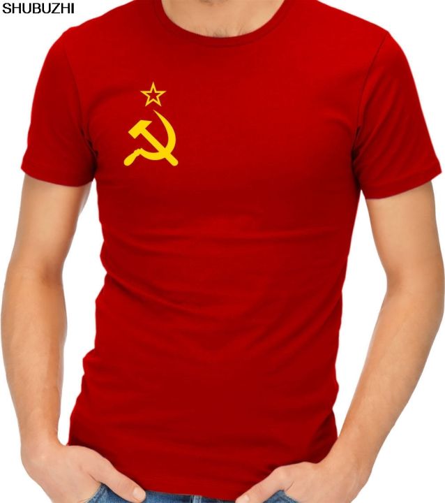 Soviet Flag Hammer and Sickle Communist Communism USSR CCCP T-shirt ...