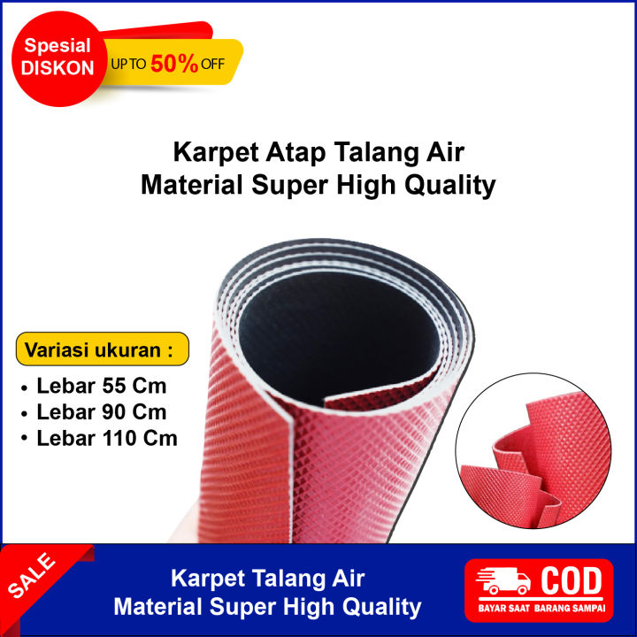 Karpet Merah Untuk Talang Air Dan Atap Rumah Anti Bocor Rayap Ukuran ...