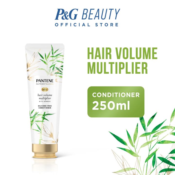 Pantene Pro-V Nutrient Blends Hair Volume Multiplier Conditioner 250ml ...