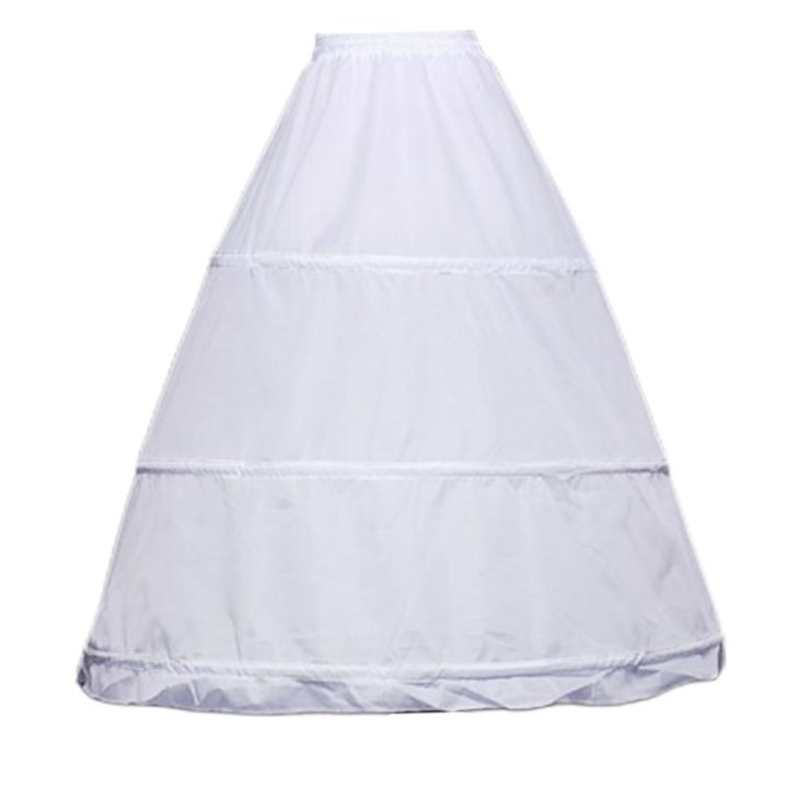 Women 3 Hoops A-Line Petticoat Adjustable Drawstring Waist Wedding ...