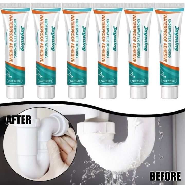 120ml Waterproof Adhesive Underwater Bonding Glass Water Tank Repairing ...