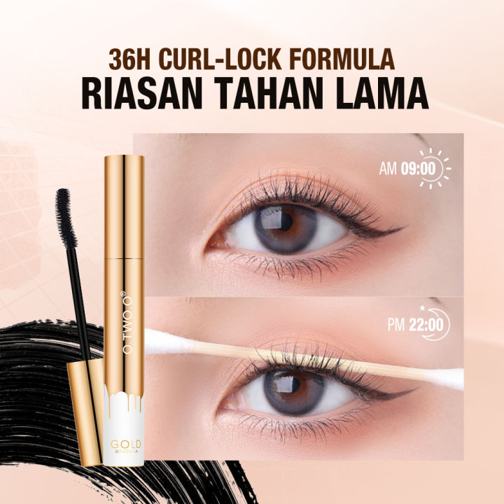 O.TWO.O Black Tahan Anti Air Long Lasting Mascara Waterproof MakeUp ...