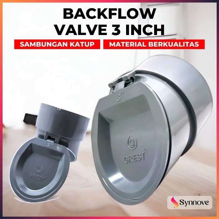 Back Valve 3 Inch PVC Berkualitas Valve Katup Fitting Katup Penutup ...