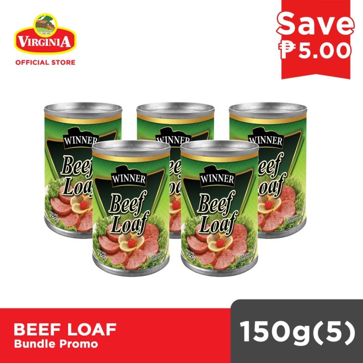 Winner Beef Loaf 150g x 5 | Lazada PH