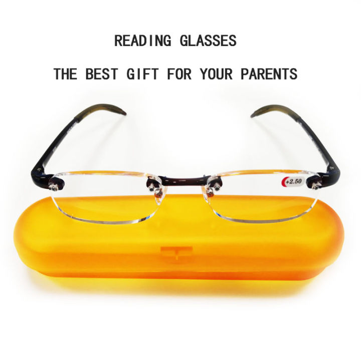 Rimless Reading Glass for Women Men Japan Model Folding Progressive ...