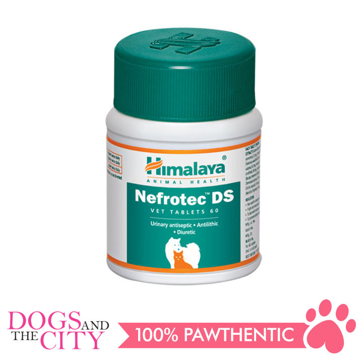Himalaya Nefrotec DS 60 Tablets for Dogs and Cats - For Kidney ...