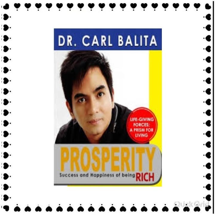 Dr. Carl Balita PROSPERITY SUCCESS AND HAPPINESS OF BEING RICH | Lazada PH