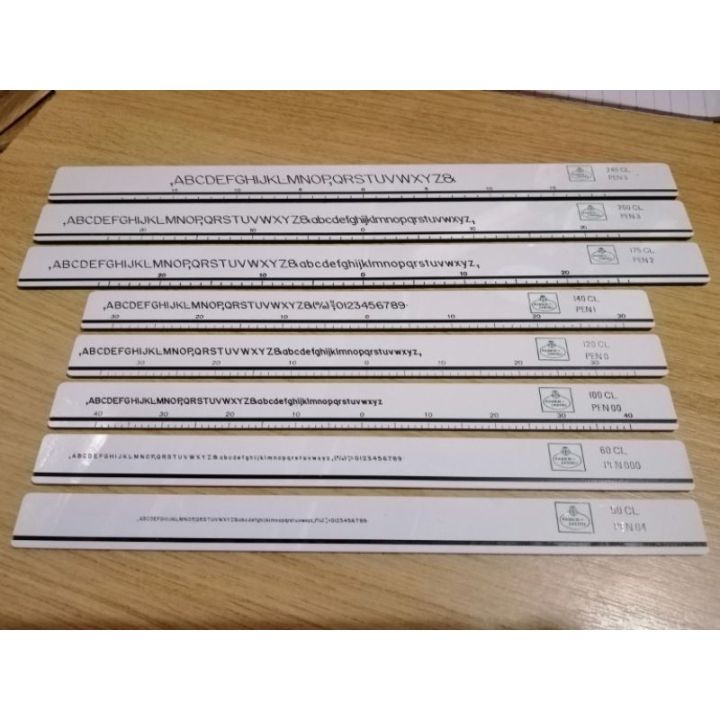 COD Faber-Castell Lettering Template 1100 | Lazada PH