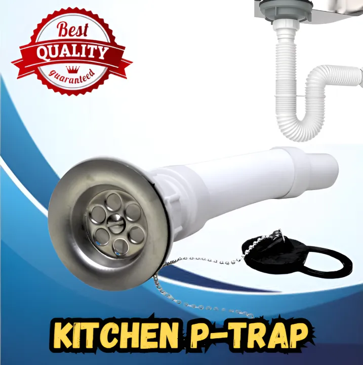 PVC Flexible Lavatory P-Trap for Kitchen Sink | Lazada PH
