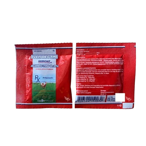 Original Ivermectin Metrovet Agmectin 0.3% Granulated Powder 5g Per ...