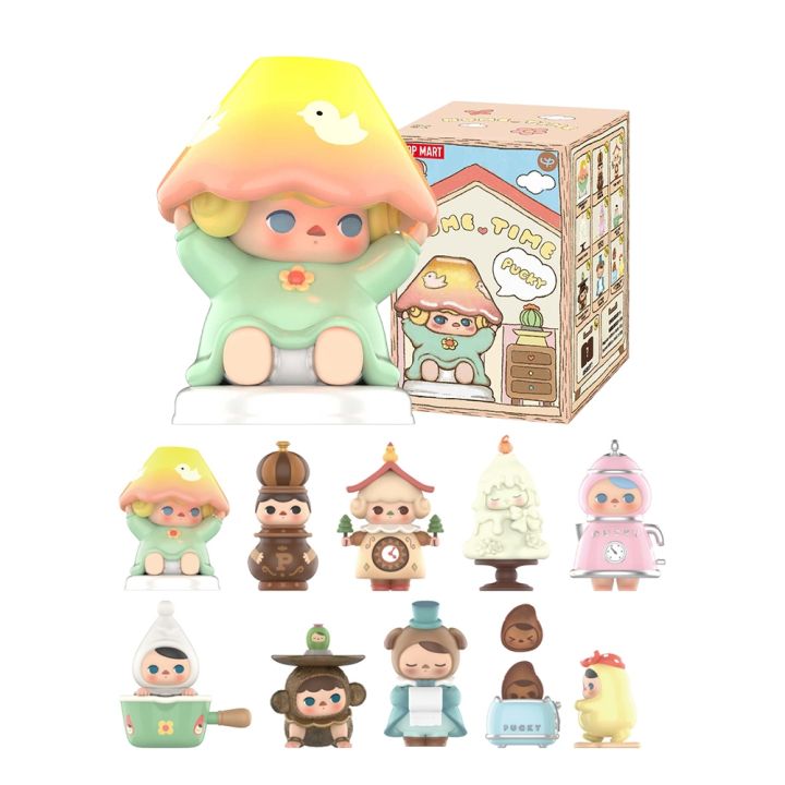 ️พร้อมส่ง/แบบเช็กการ์ด ️ กล่องสุ่ม Popmart Pucky Home Time Series ...