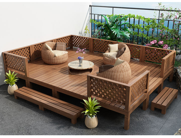 [PRE-ORDER] MYZJ Outdoor carbonized anti-corrosion solid wood floor ...