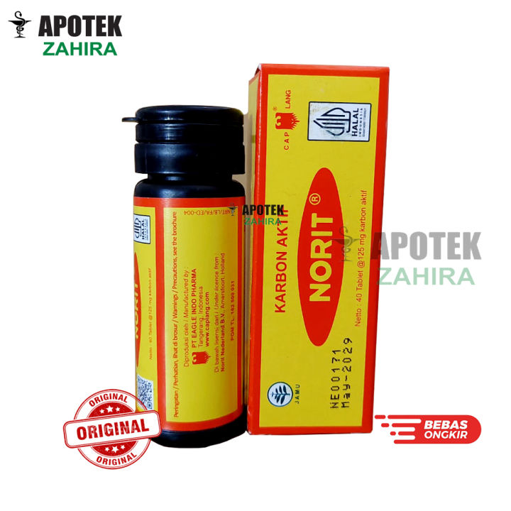 Norit Karbon Aktif 40 Tablet Obat Diare Dan Perut Kembung | Lazada Indonesia