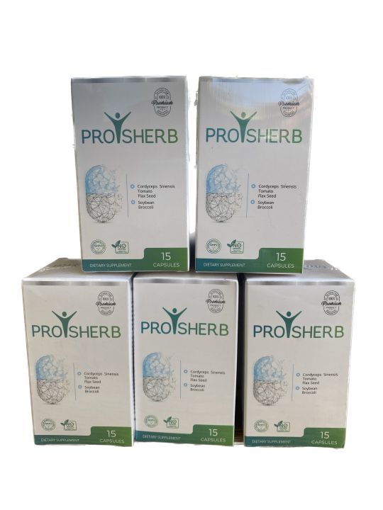 Prosherb Capsules for Men's Health - Natural Herbal Formula for ...