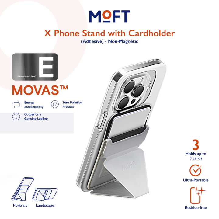 MOFT X Phone Stand with Cardholder (Adhesive - Non-Magnetic) | Lazada Singapore