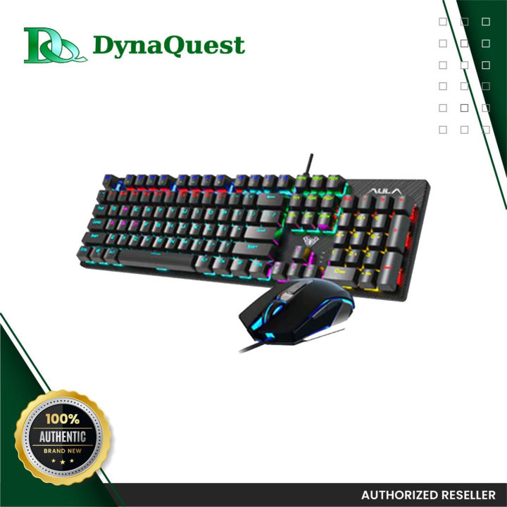 Aula T640 Mechanical Wired Gaming Keyboard And Wired Gaming Mouse Combo ...