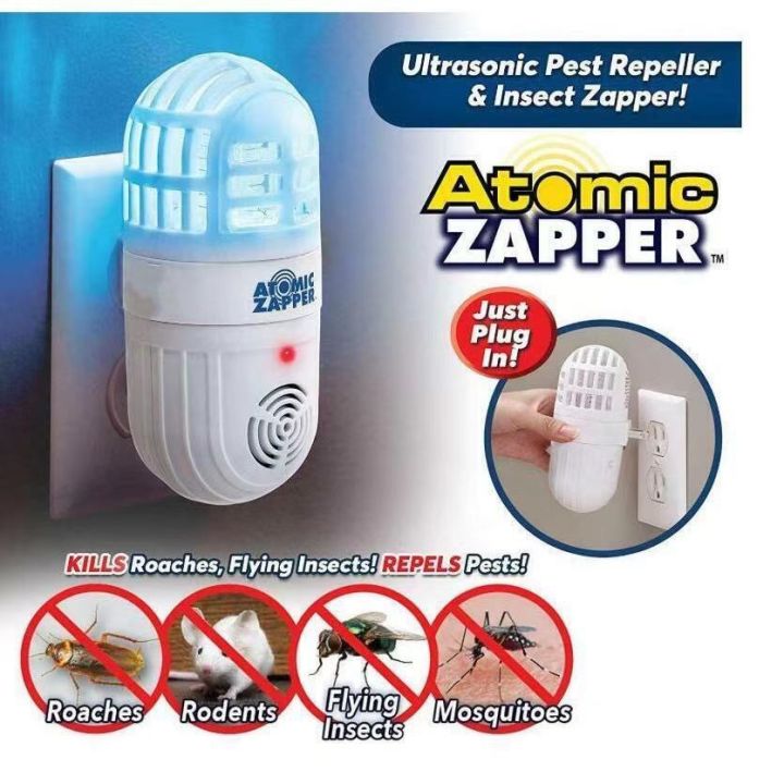 Ultrasonic Soundwaves Electronic Mosquito Pest Killer Insect Trap ...