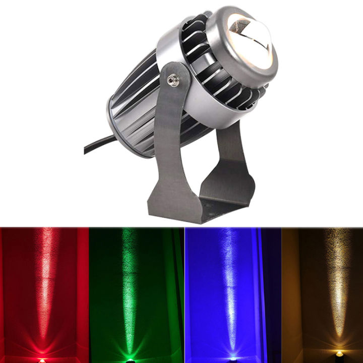 Outdoor Spotlight Narrow Beam LED Lawn Light 5/12W Wall Washer ...