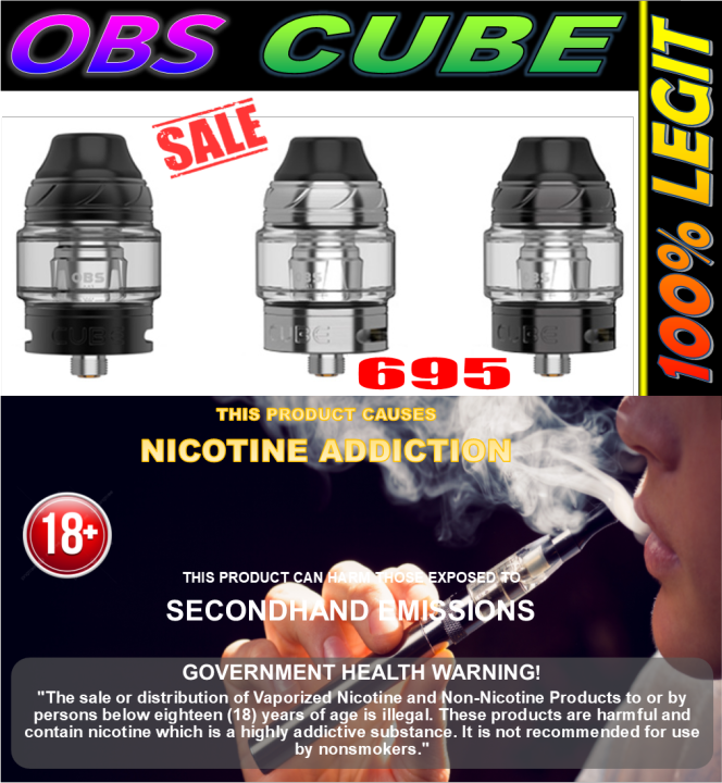 OBS Cube Subohm Tank 4ml | Lazada PH