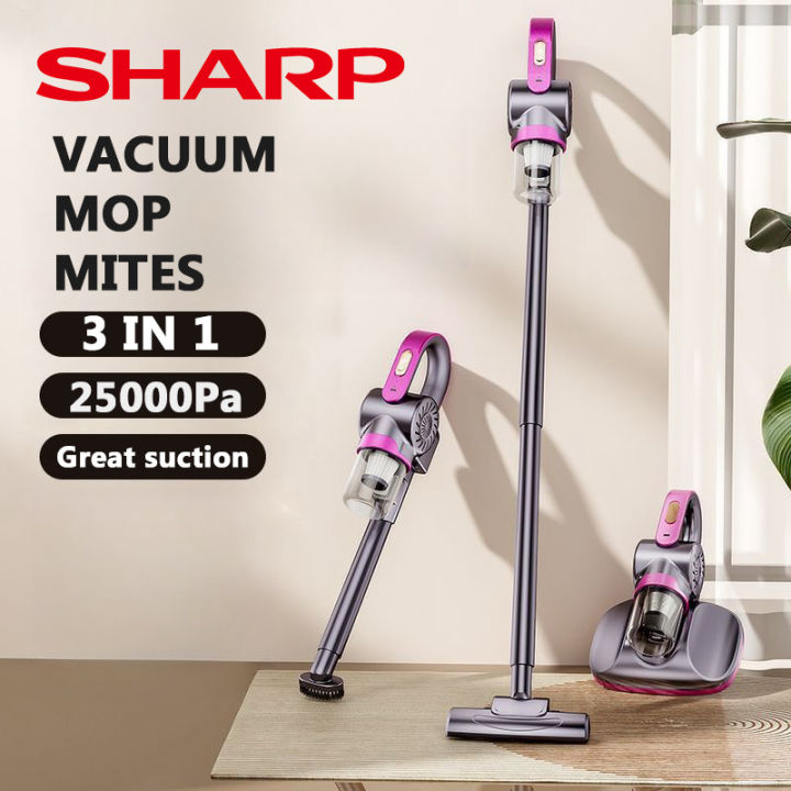 SHARP vacuum cleaner 3 in 1 high suction power home various brush heads ...