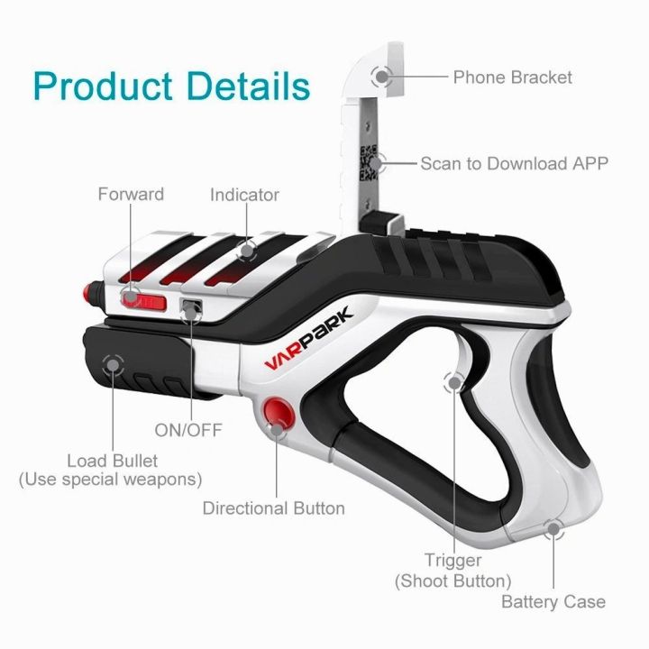 Augmented Reality Game Controller Bluetooth 4D Live Action Shooting ...