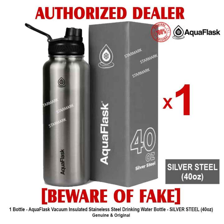 AQUAFLASK 40oz ALL COLORS Aqua Flask Wide Mouth with Flip Cap Spout Lid ...