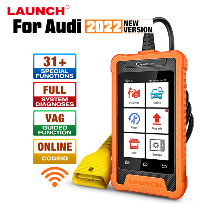 LAUNCH X431 Elite Full System Full Function for Audi Auto OBD OBD2 ...